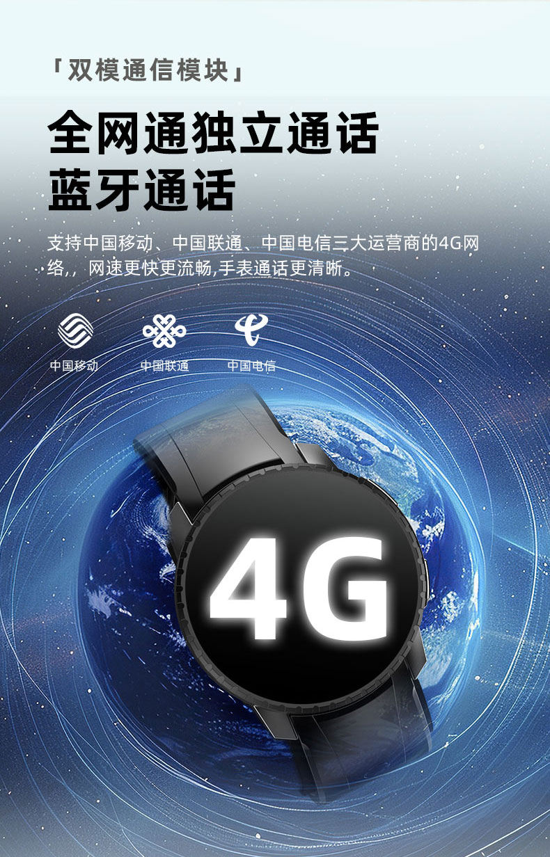VC60血压智能4G独立通话定位手表 - Lurogef